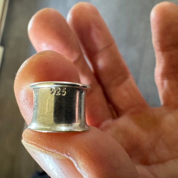 Solid 9ct White Gold Capped Ear Plugs/tunnels/stretchers/gauges 4mm ...