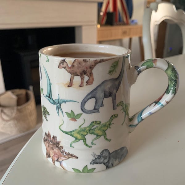 2 Cup Teapot in William Morris Anemone Design by Heron Cross Pottery ...