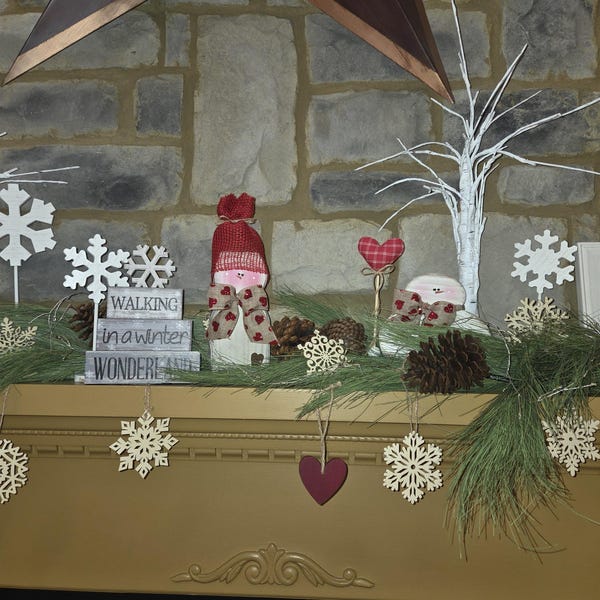 Wood Flowers. Bobble Flower. Country Wood Flower Pot. Spring Decor ...