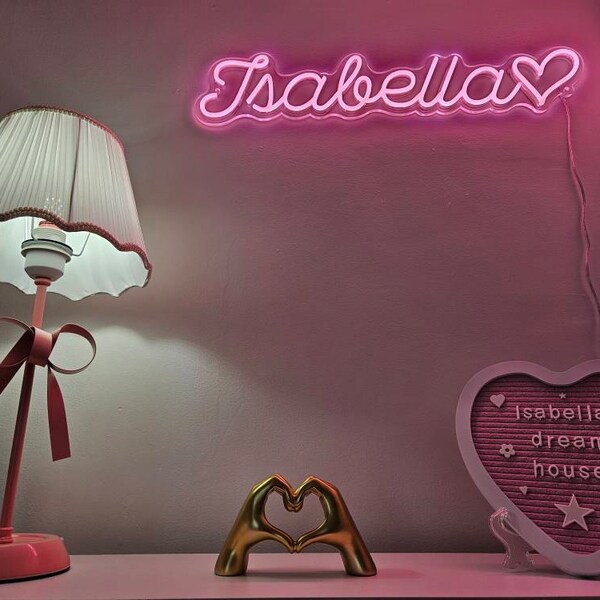Custom Name Neon Sign for Kids, Neon Sign Bedroom Neon Sign Custom Neon ...