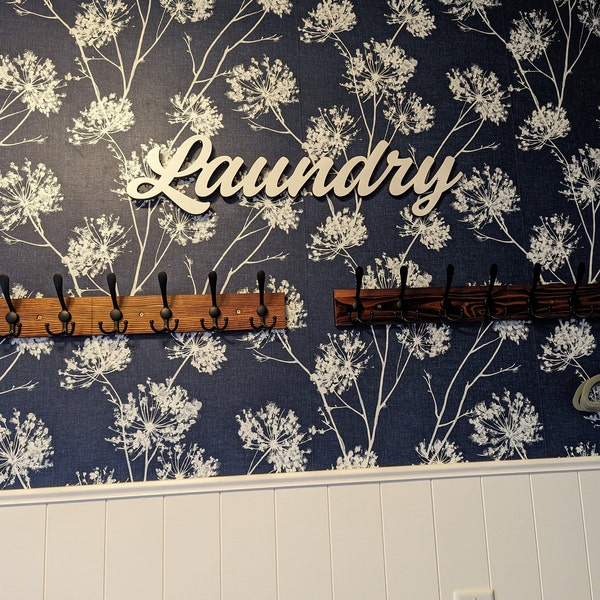 Wood Laundry Sign | Laundry Sign for Kitchen | Kitchen Wall Decor ...