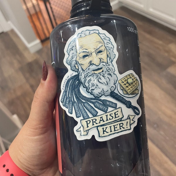 Praise Kier Waffle Party Whip & Mask Magnets and Waterproof Sticker ...