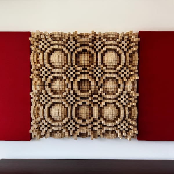 HUGE 34.5" DIY Acoustic N23 Skyline Sound Diffuser With Extra Depth for ...