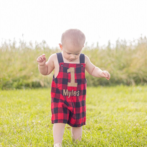 Lumberjack First Birthday Outfit, Lumberjack 1st or 2nd Birthday ...