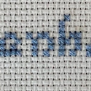 Cursive Alphabet Cross Stitch Pattern, Cross Stitch Font, Cross Stitch ...