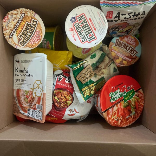 Ramen Care Package College Ramen Box Noodles Gift for College Student ...