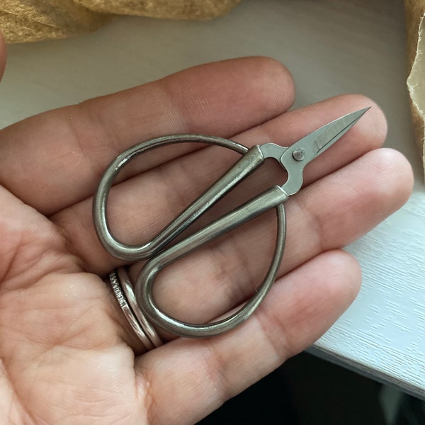 Mini Bonsai Snips • Minimalist Thread Snips in Antique Copper or Silver ...