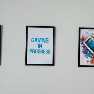 Gaming Gamer Poster, Printable Video Game Wall Art, Digital Video Game ...