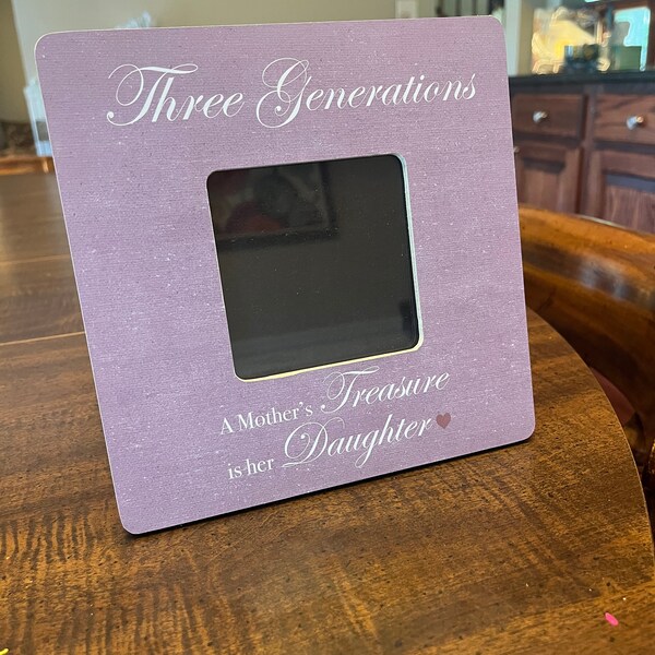 Three Generations Picture Frame, Three Generations, Four Generations ...