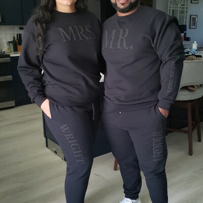 Mr and Mrs Sweatshirts, Bridal Shower Gifts, Mrs Custom Wedding Gift ...