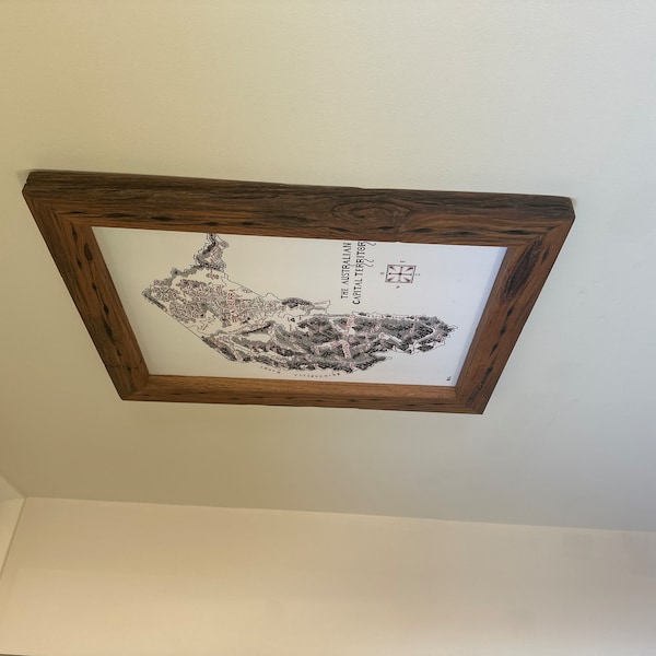 A4 Size Recycled Wood Photo Frame Original Oiled Style. Handmade in ...