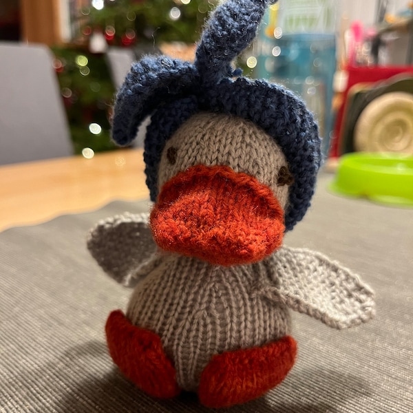 Knitted Goose Pattern PDF. DIY Amigurumi Toy Duck. - Etsy