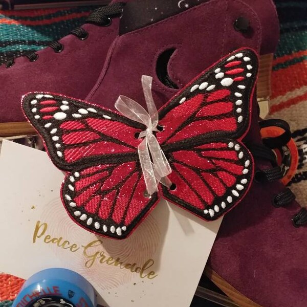 Sparkly Magenta Monarch Butterfly Wings - Etsy
