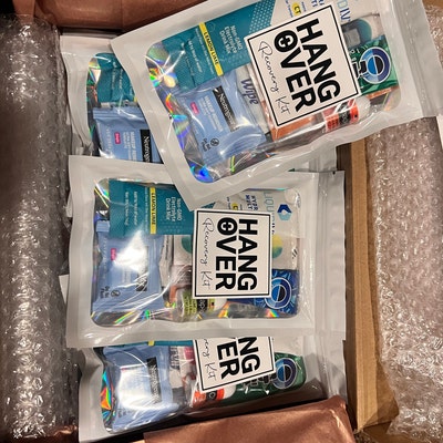 Men's Hangover Bag Only Bundle, Men's Hangover Survival Bags, Packs of ...