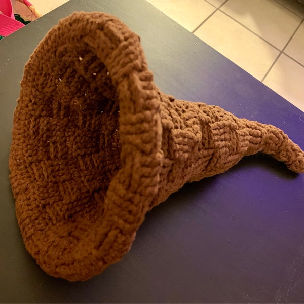 Thanksgiving Cornucopia Crochet Pattern, Instant Download PDF, Fall ...