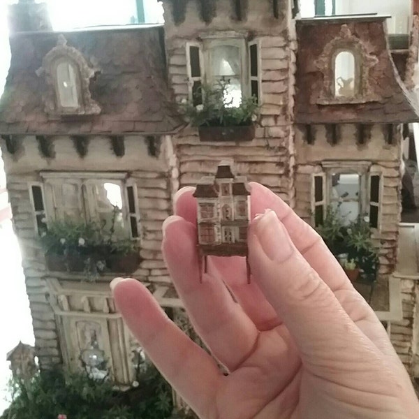 1:48 1/4" Quarter Scale Victorian Dollhouse for Dollhouse Top Quality ...