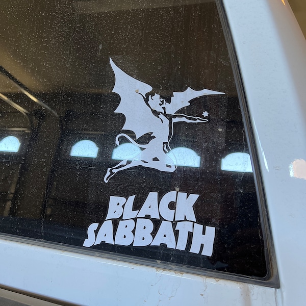 Black Sabbath Demon Vinyl Decal - Etsy