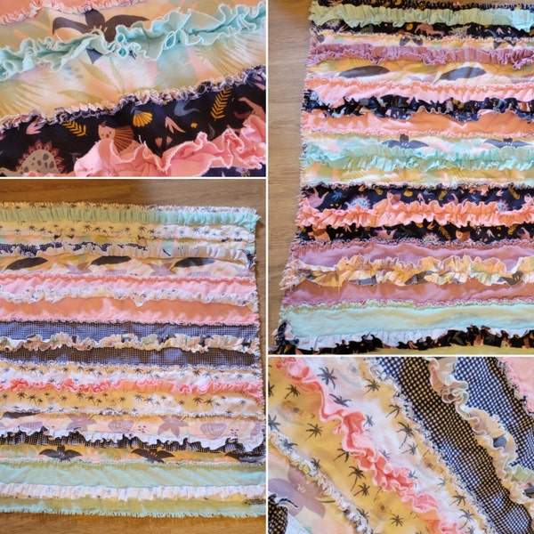 RUFFLED ROWS RAG Quilt Pattern, Baby Quilt (digital Download) - Etsy