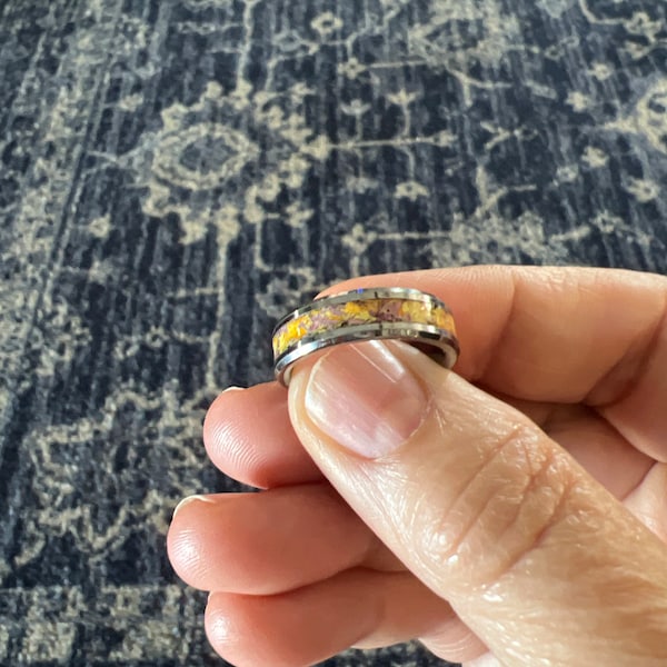 Custom Flower Ring. Flower Preservation Ring. Send in Your Flowers ...