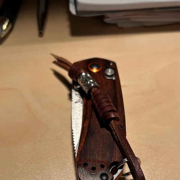 Vertical and Horizontal Leather Sheath for Buck 110 Folding Hunter ...