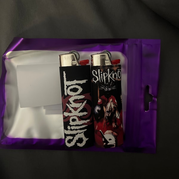 Slipknot Nu Metal Band Lighter Set - Rock Music, Hardcore, Scream, Emo ...