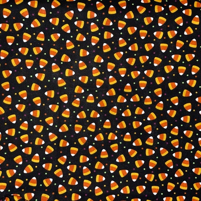 Candy Corn Cotton Fabric / 100% Cotton / Halloween Fabric / - Etsy