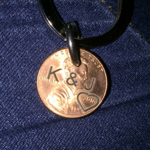 2 Personalized Keychain Set Boyfriend Gift Girlfriend Gift Engraved ...