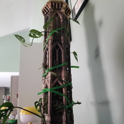 Gothic Tower Stackable Moss Pole Stls for 3D Printing Plant - Etsy
