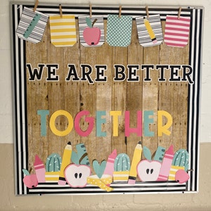 Daisy Dreams Back to School Bulletin Board Kit Easy and - Etsy