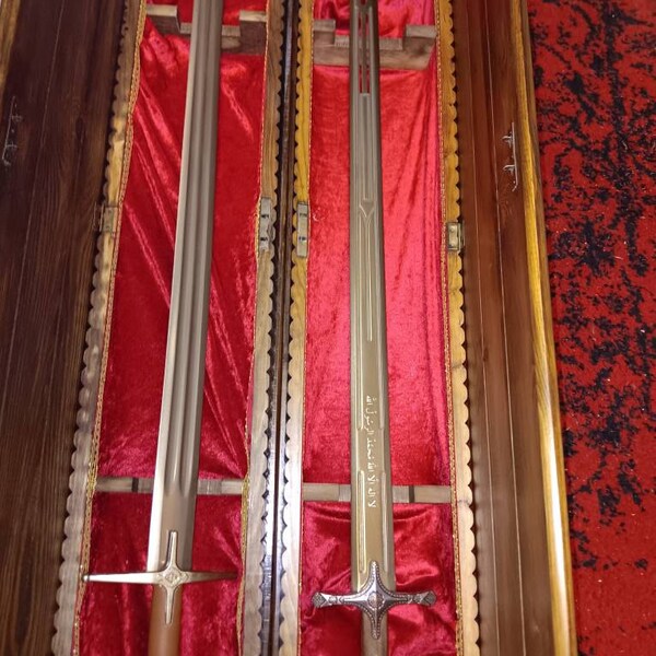 Prophet Muhammad Sword, Hand Forged Damascus Sword, Sword With Box ...