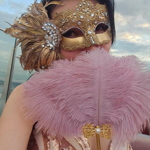 Gold Halloween Masks- Venetian Mask- Masquerade - Etsy