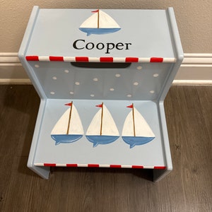 Book Crate, Kids Toy Box Crate, Hand Painted Book Crate, Baby Shower ...