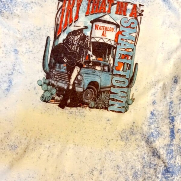 Try That in a Small Town Patriotic Personalized Print/sublimation Print ...