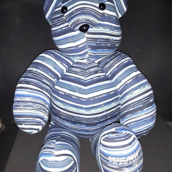 Teddy Bear/memory Bear/handmade Bear/memory of Loved One/keepsake Bear ...