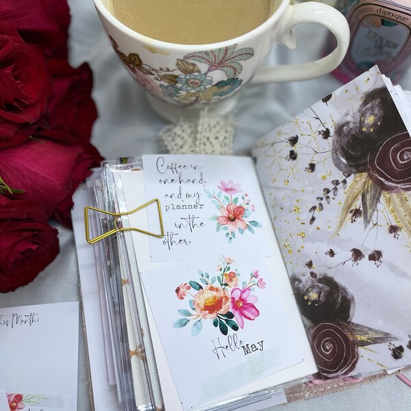 Whimsical Printable Journal Card Set - Printable Journal Cards for ...