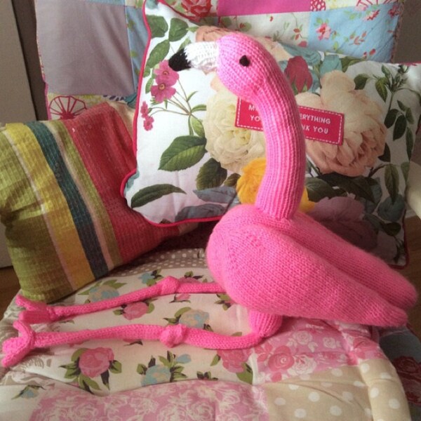 Felipe Flamingo Knitting Pattern PDF Instant Download (knitted ...