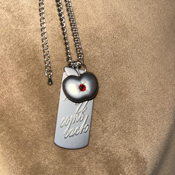 Caleb Apple Necklace Inspired Love and Deepspace When U Come Back ...