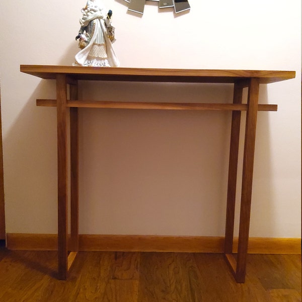 Maple Figured Console Entryway Table - Etsy