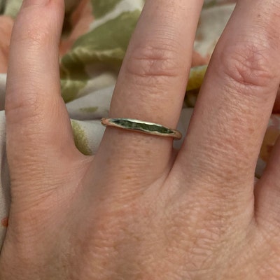 Hidden Gems Ring, Raw Gems Silver Ring, Anniversary Ring, Stackable ...