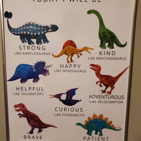 Positive Affirmations Poster for Children, Kids Affirmations Wall Art ...