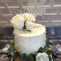 30 Pearl Years Cake Topper / Wedding Anniversary Party Decor / White 30 ...