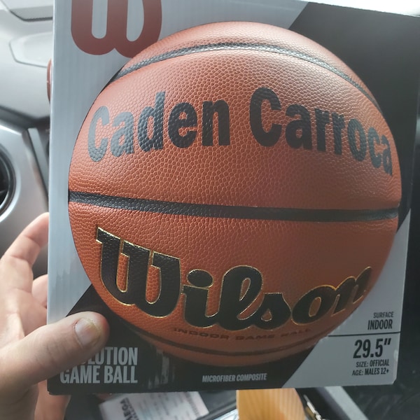 Customized Personalized Wilson Evolution Basketball Indoor Size 29.5 ...