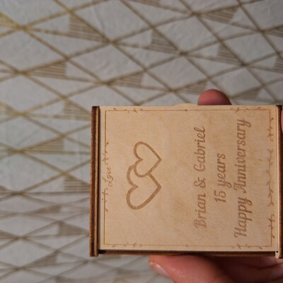 Personalized Music Box With Custom Song & Photo Inside, Full Customized ...