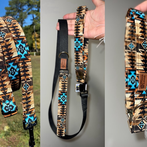 Aztec Dog Collar • Navajo • Western Dog Collar • Southwestern Collar ...