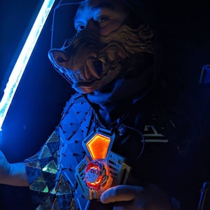 Snarling Wolf Mask 3D Printed Demon Oni Half Mask - Etsy