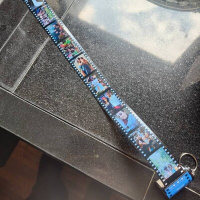 Memory Film Keychain 1-10 Photos Personalized Camera Roll Gift ...