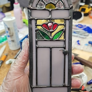 PATTERN Sunburst Panel Stained Glass Pattern Digital Download: Hobby ...