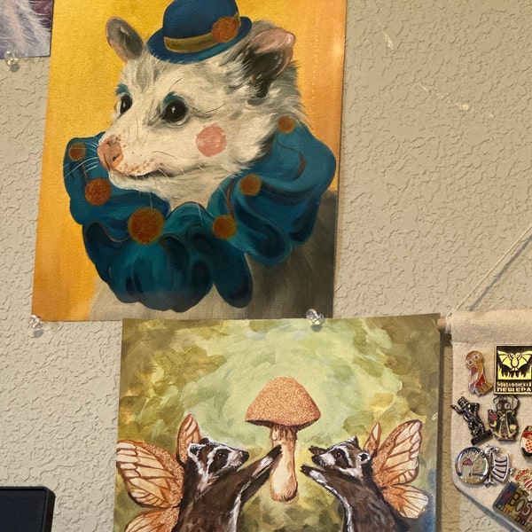 Clown Possum Art Print: Funny Parody Wall Hanging (8x10) - Etsy