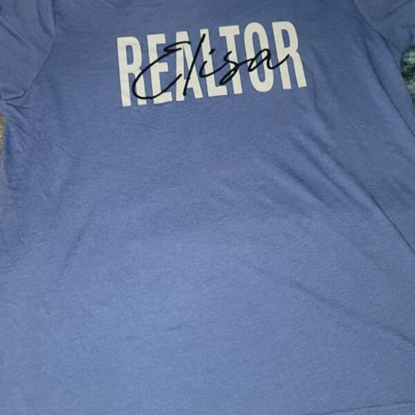 Realtor Shirt, Real Estate Shirt Gift for Realtor, Personalized Realtor ...