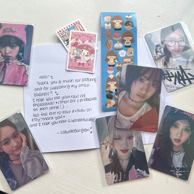IVE Fanmade Photo Bias Pack Bundle wonyoung Photocards Inspired Cute Bias Pack Kpop Cute Gift ...